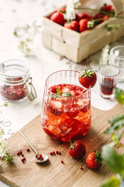 Strawberry Smash – Sommerlicher Sekt-Cocktail - Jules Mumm