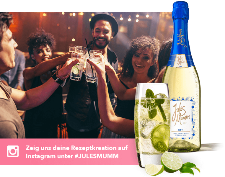 Hugo – Erfrischender Sekt-Cocktail mit Holunderblütensirup | Jules Mumm